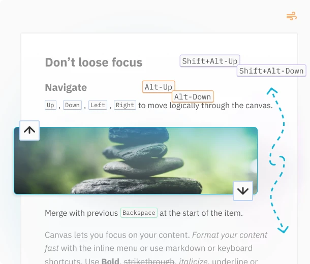 Contensis Canvas long-form content editor
