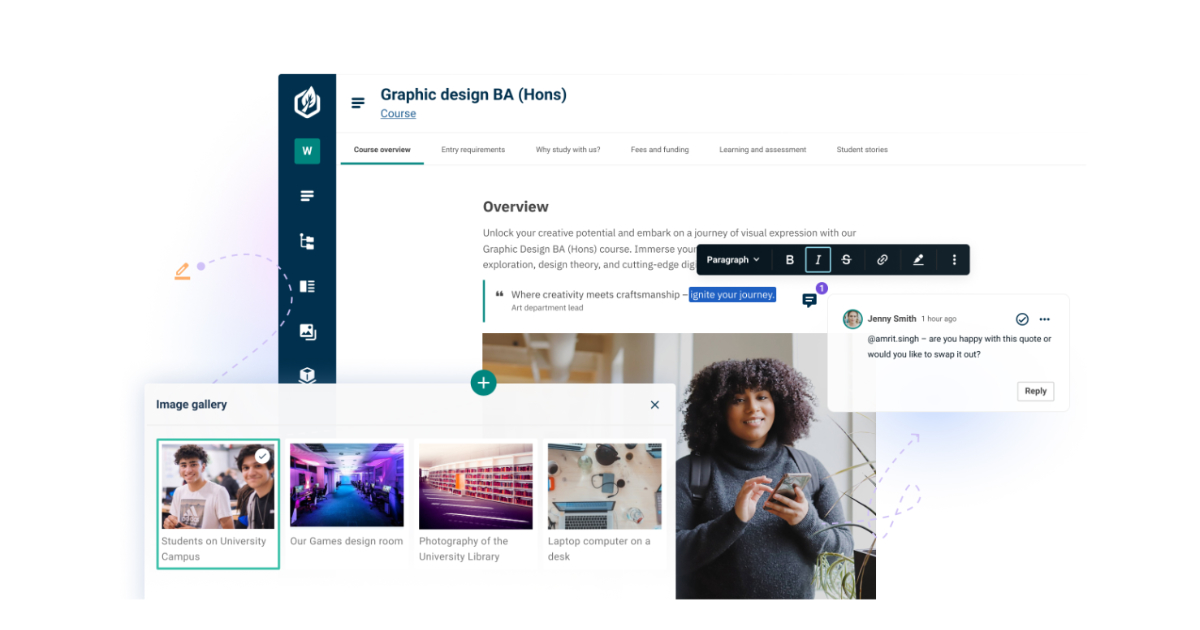 Contensis – the modern CMS for universities and colleges