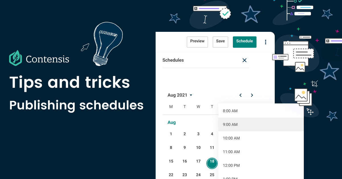 Improve your content quality with publishing schedules | Contensis